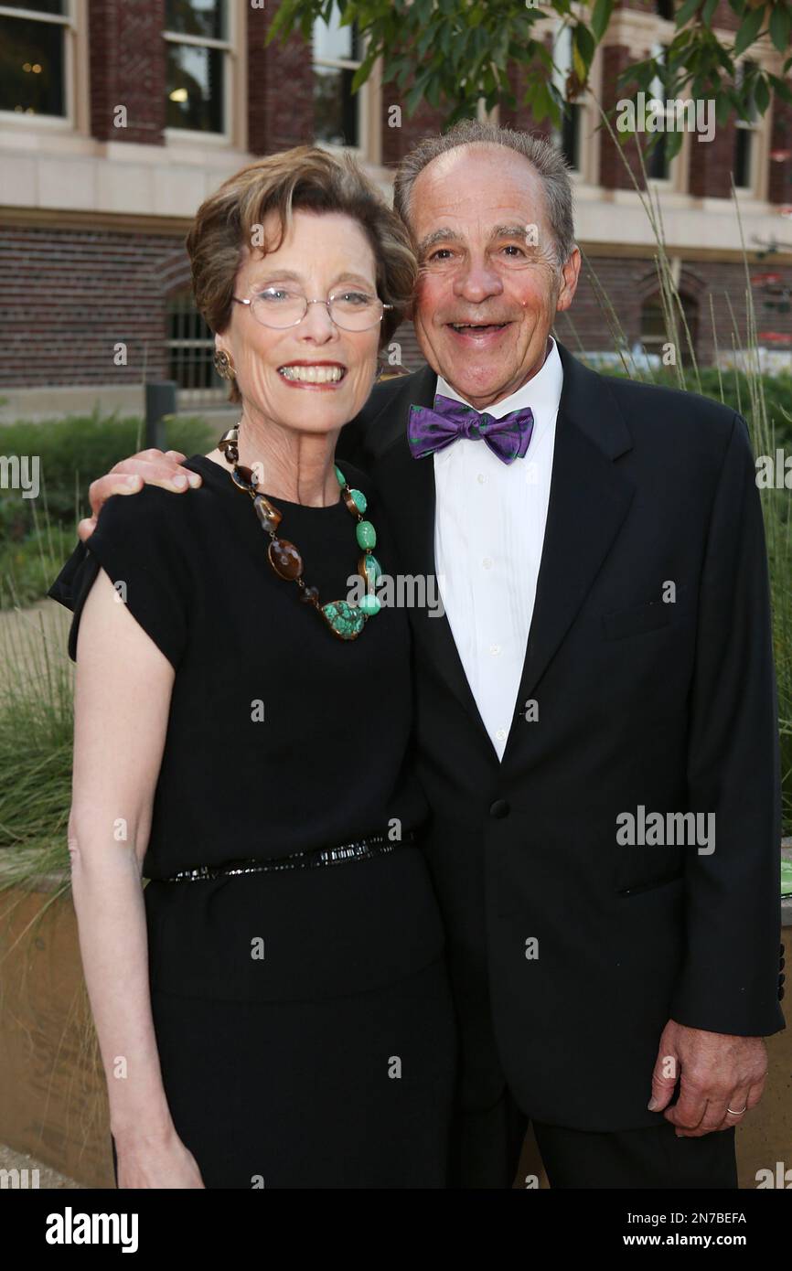 From left, Jane Pisano, NHM President and Mark Pisano pose during the ...