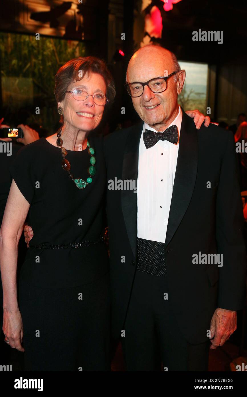 From left, Jane Pisano, NHM President and Dick Volpert, NHM Trustee ...