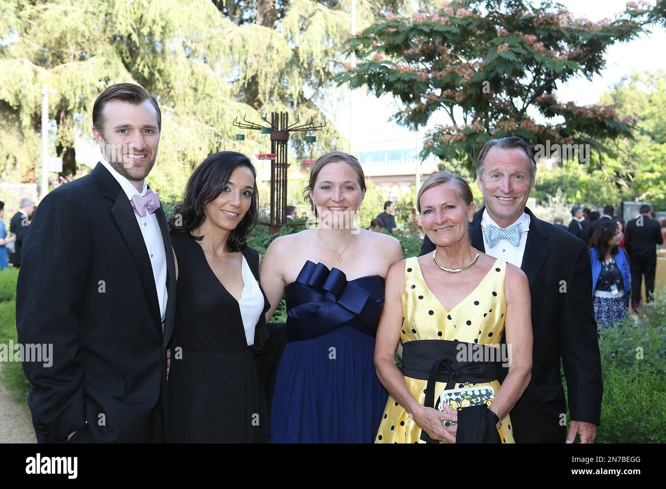 From left, Paul Haaga III, Catalina Haaga, Blythe Haaga, Heather Haaga ...