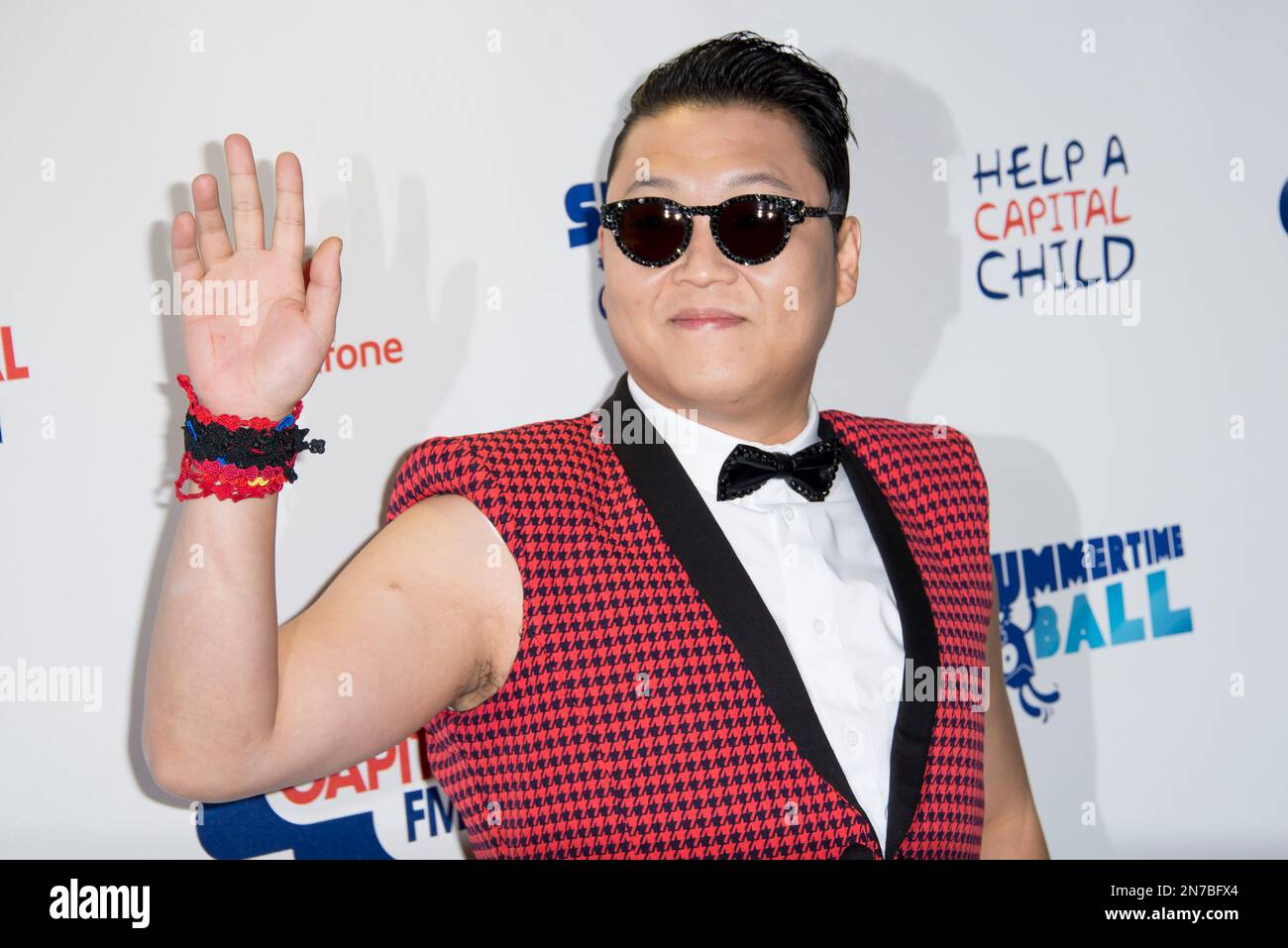 South Korean singer, Psy arrives for the Capital FM Summertime Ball ...