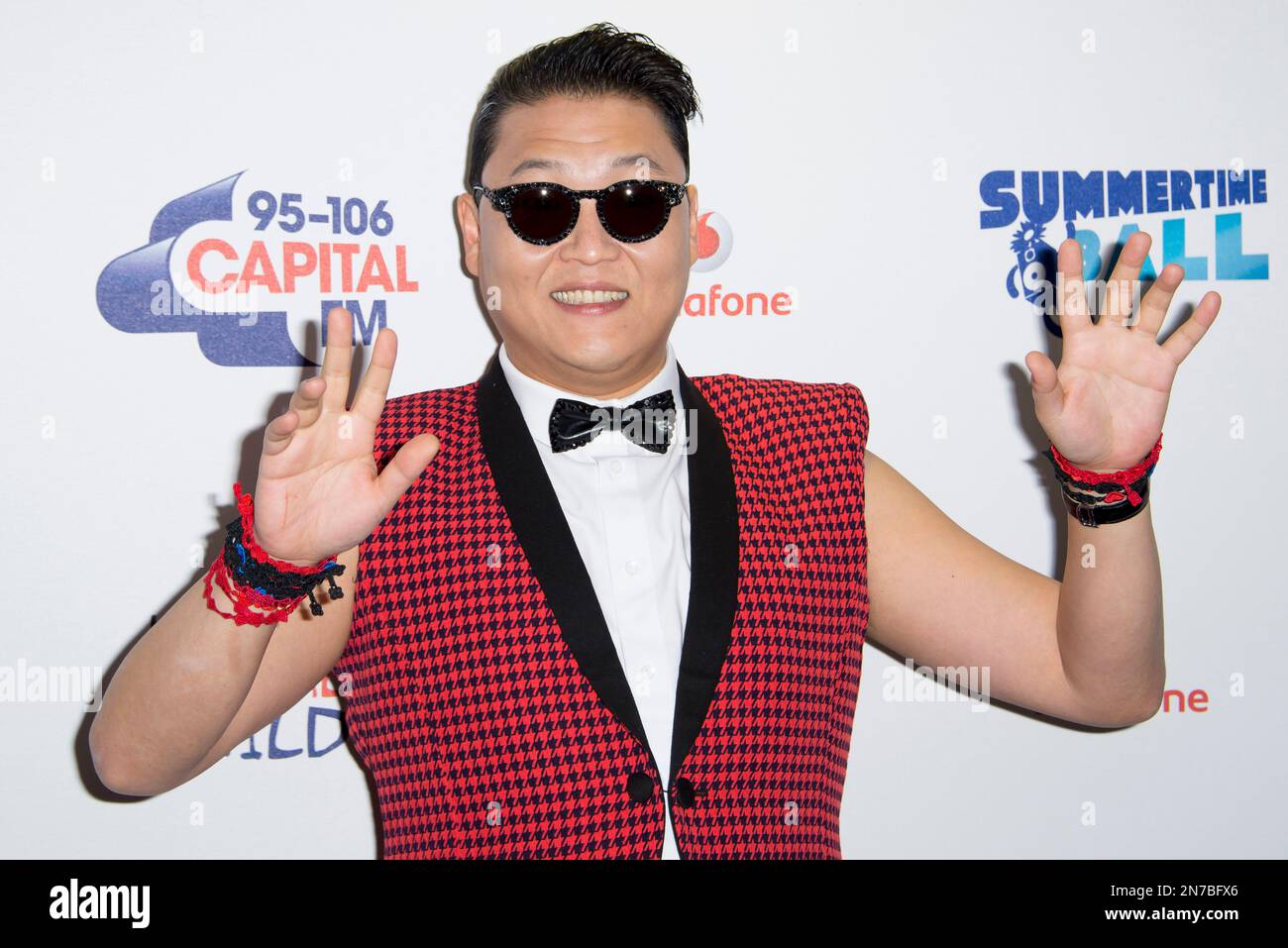 South Korean singer, Psy arrives for the Capital FM Summertime Ball ...