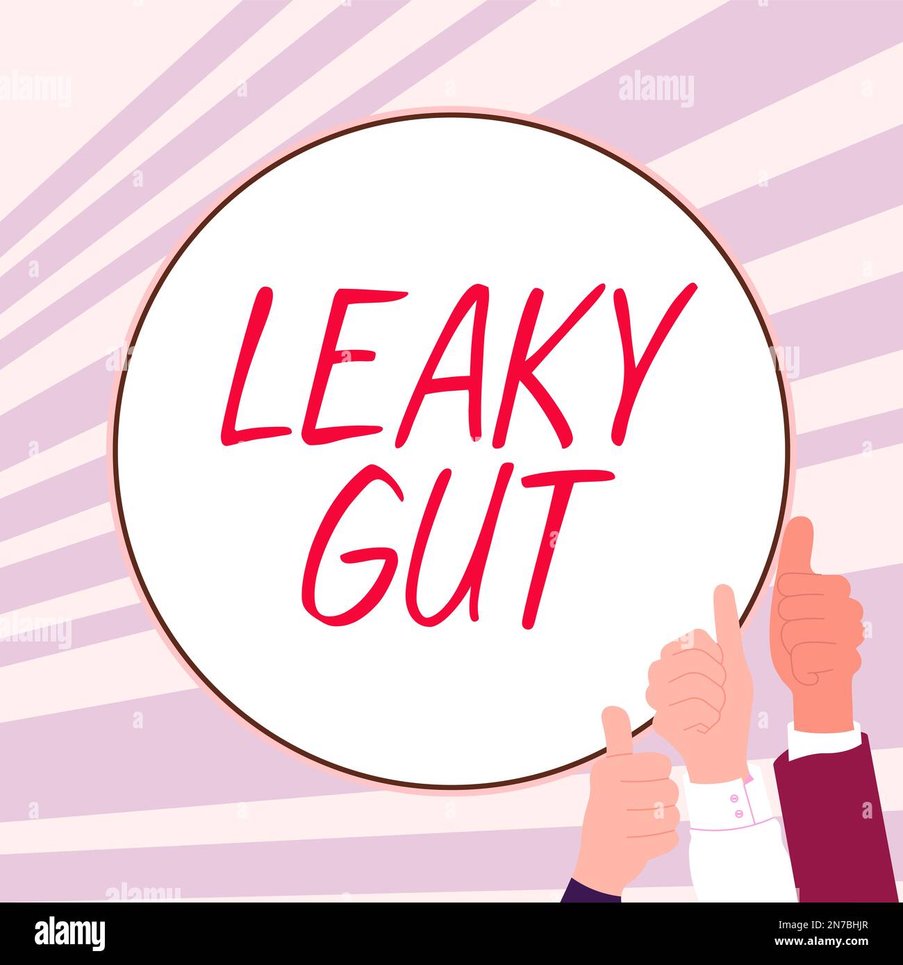 Text caption presenting Leaky Gut. Word for A condition in which the ... Text caption presenting Leaky Gut. Word for A condition in which the ...