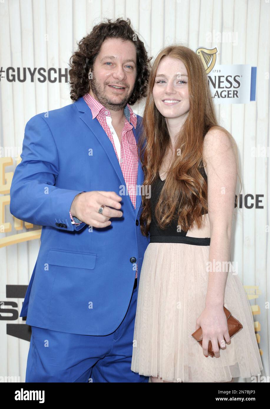 Jeffrey Ross, left, and a guest arrive at Spike TV's Guys Choice Awards ...