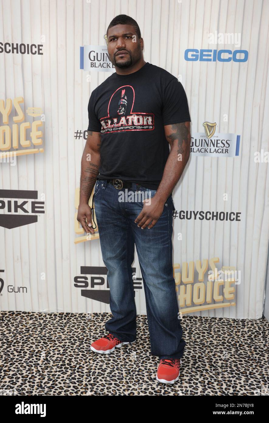 Quinton Jackson arrives at Spike TV's Guys Choice Awards at Sony ...