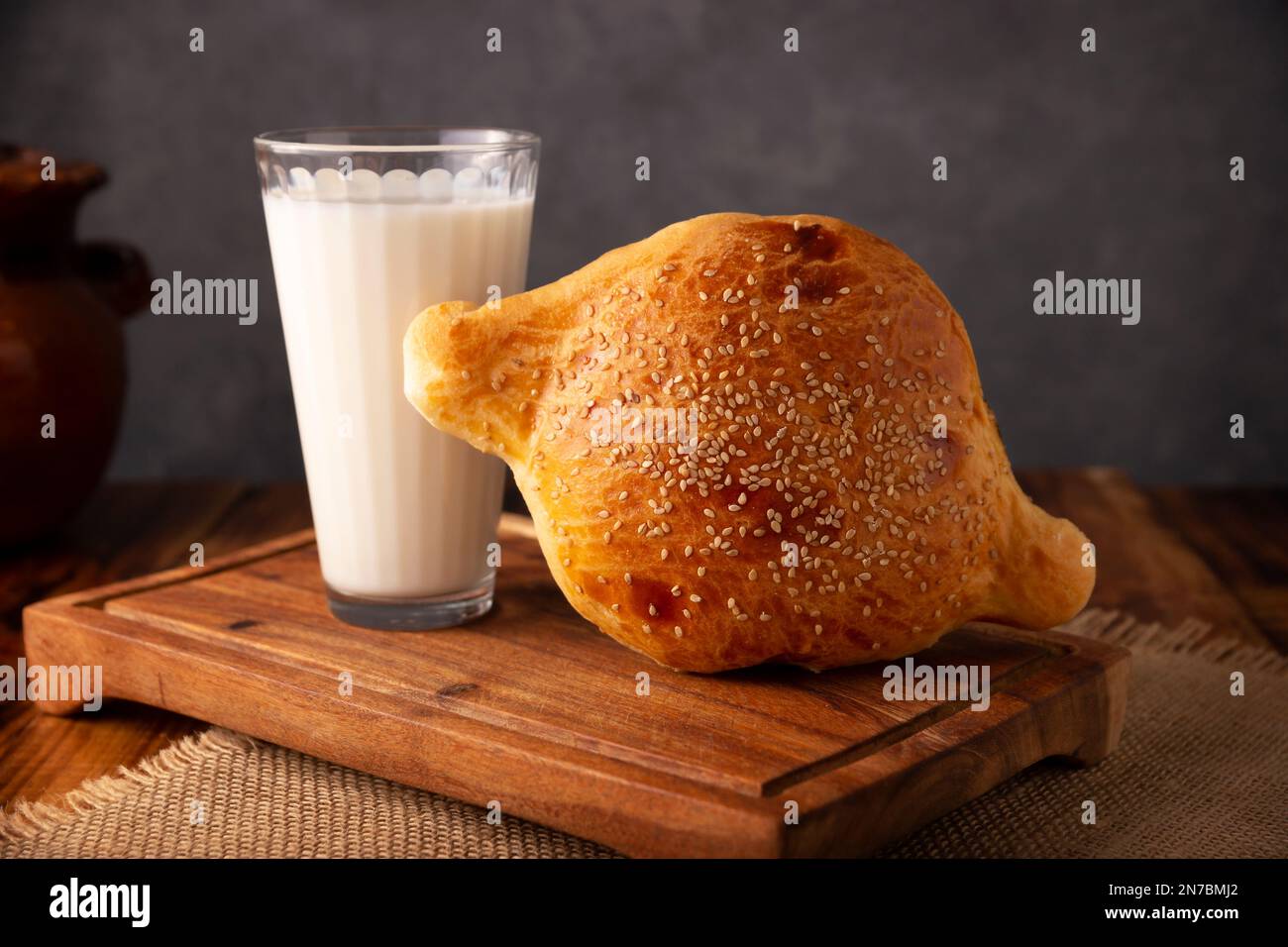 Cocol. Typical Mexican bread in the shape of a diamond, somewhat spongy ...