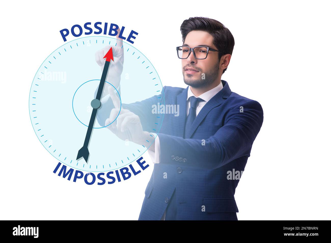 Concept of possible and the impossible opportunities Stock Photo - Alamy