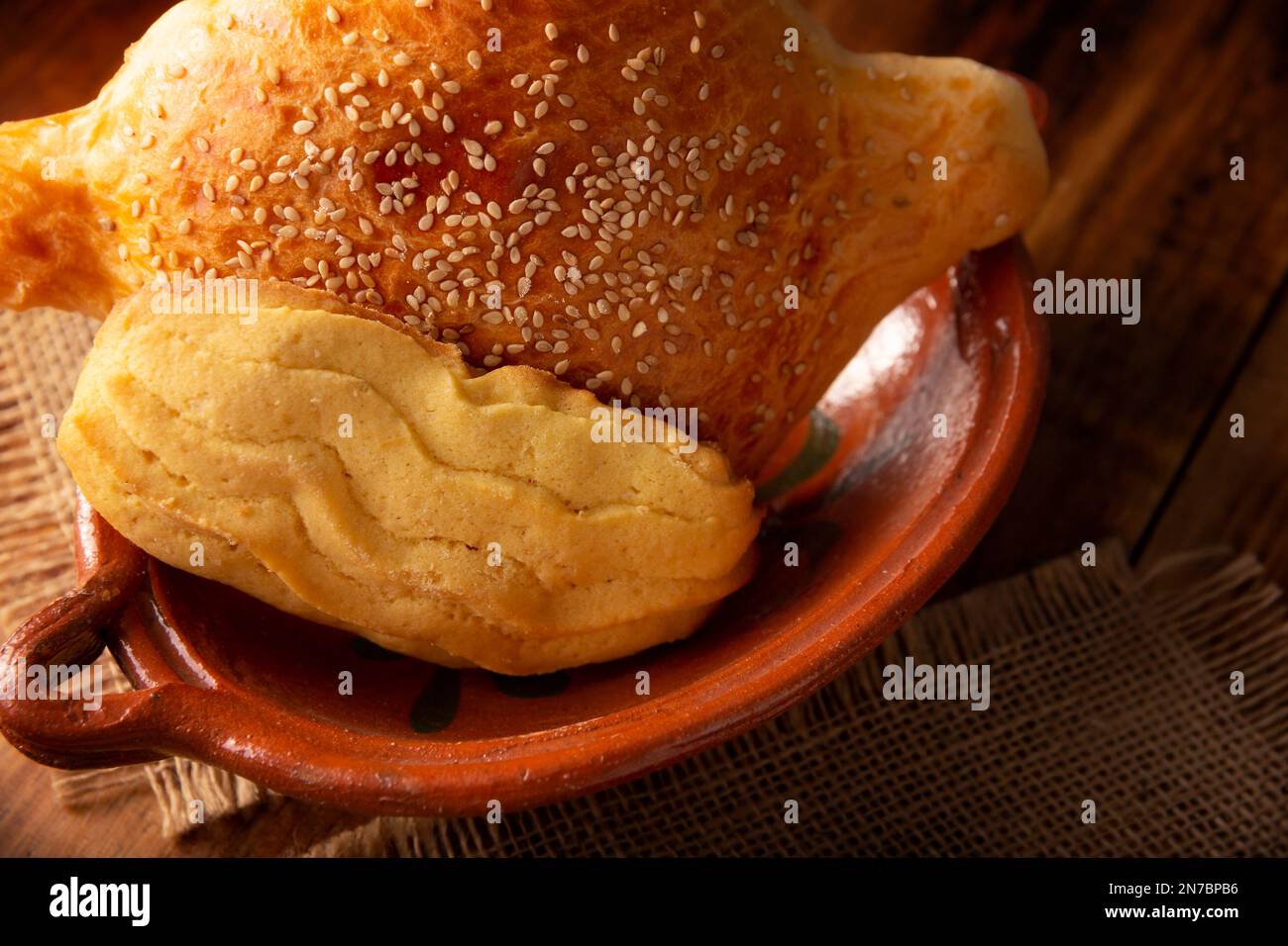 Cocol and Cacahuate. Polvoron type bread called Cacahuate, is a typical ...