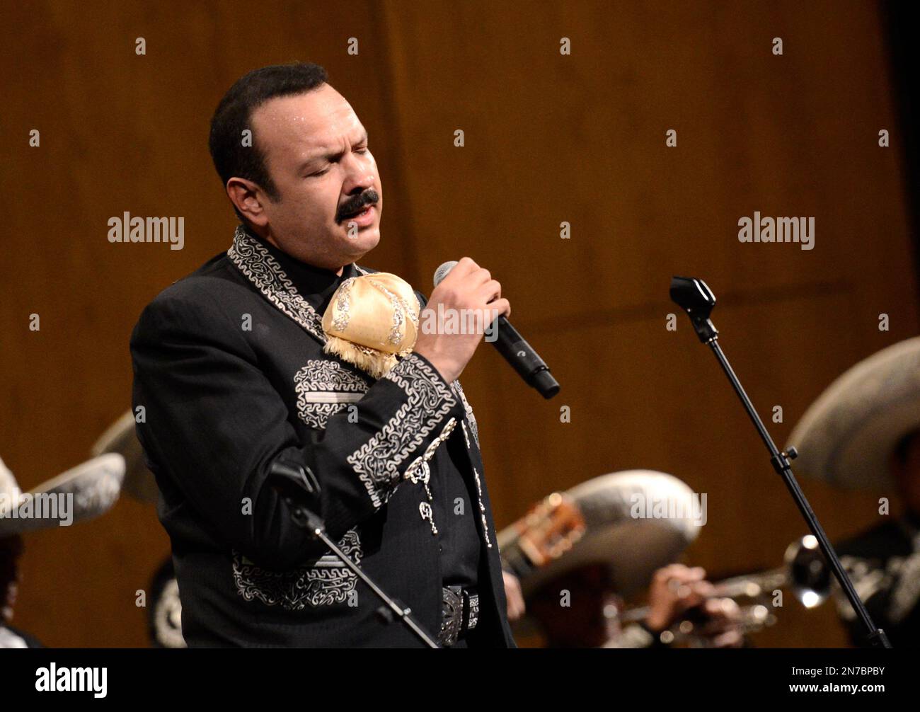 Singer Pepe Aguilar performs at the Dorothy Chandler Pavilion on Friday ...