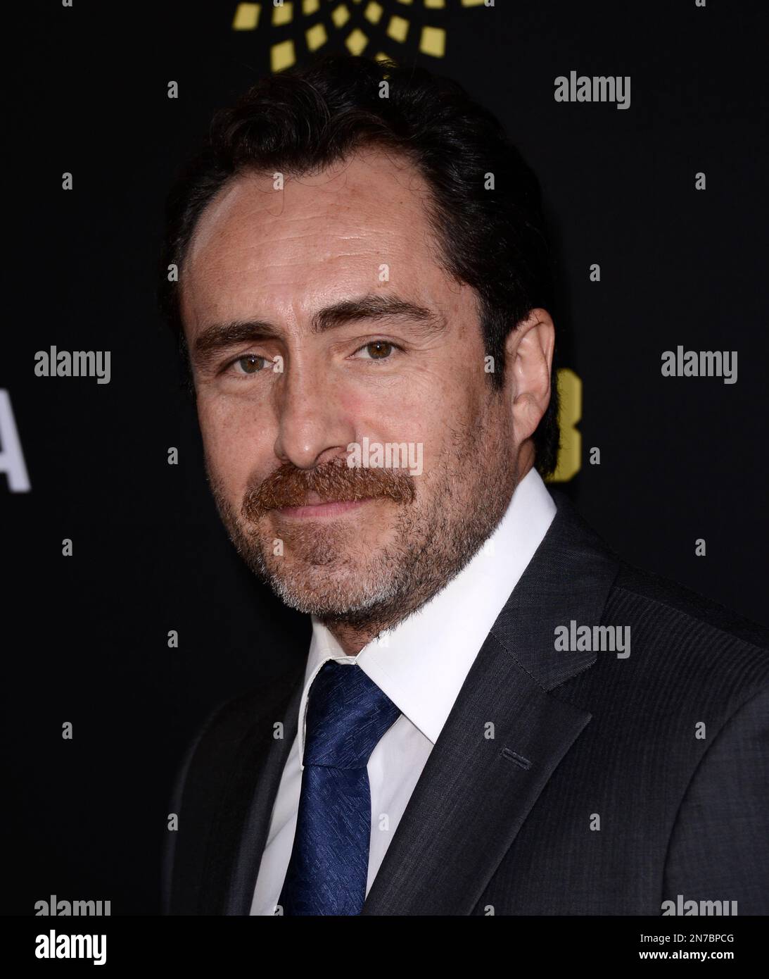 Actor Demian Bichir arrives at the Dorothy Chandler Pavilion on Friday ...