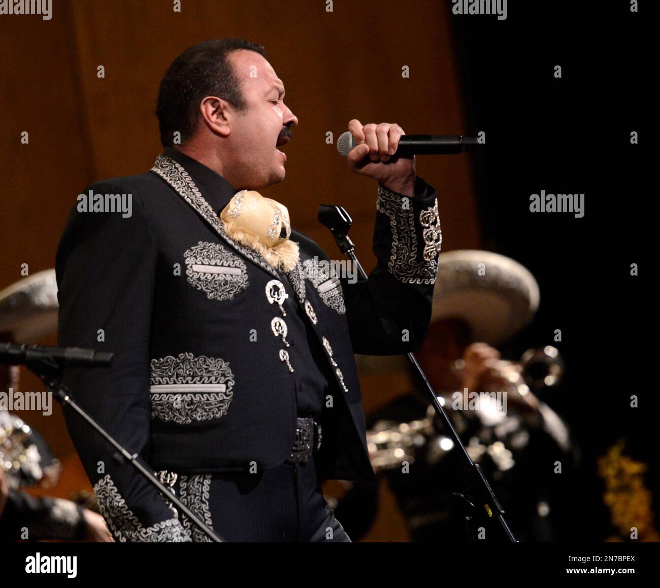 Singer Pepe Aguilar performs at the Dorothy Chandler Pavilion on Friday ...