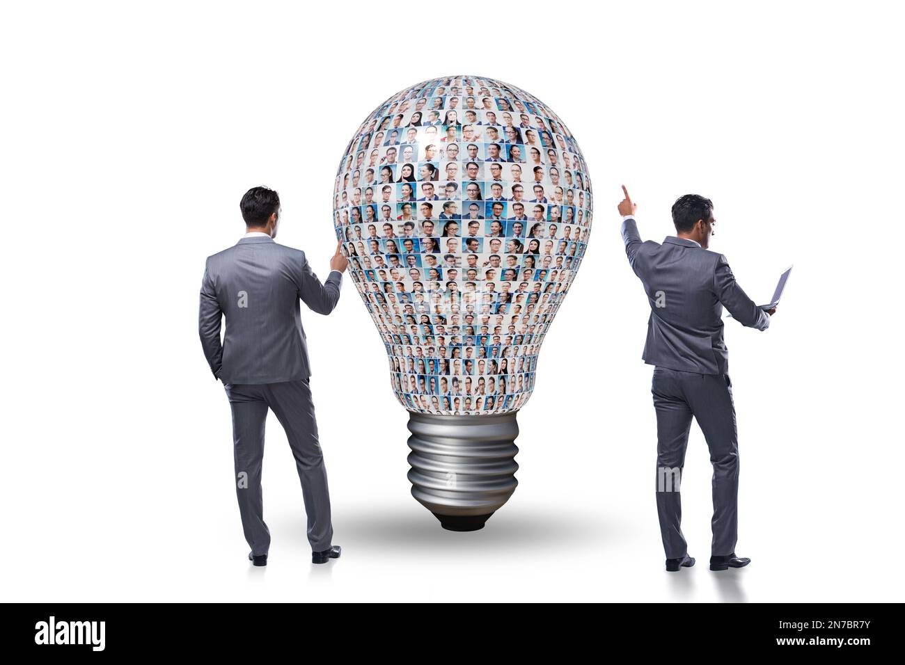 People in the idea and diversity concept Stock Photo - Alamy