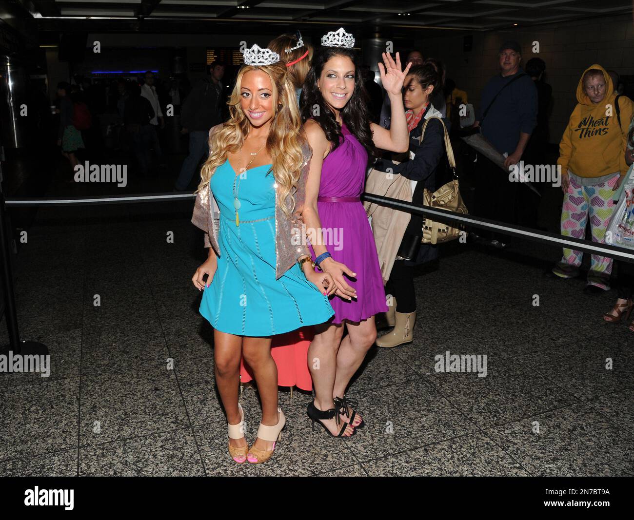 The cast of Bravo's "Princesses: Long Island" Amanda Bertoncini, left ...