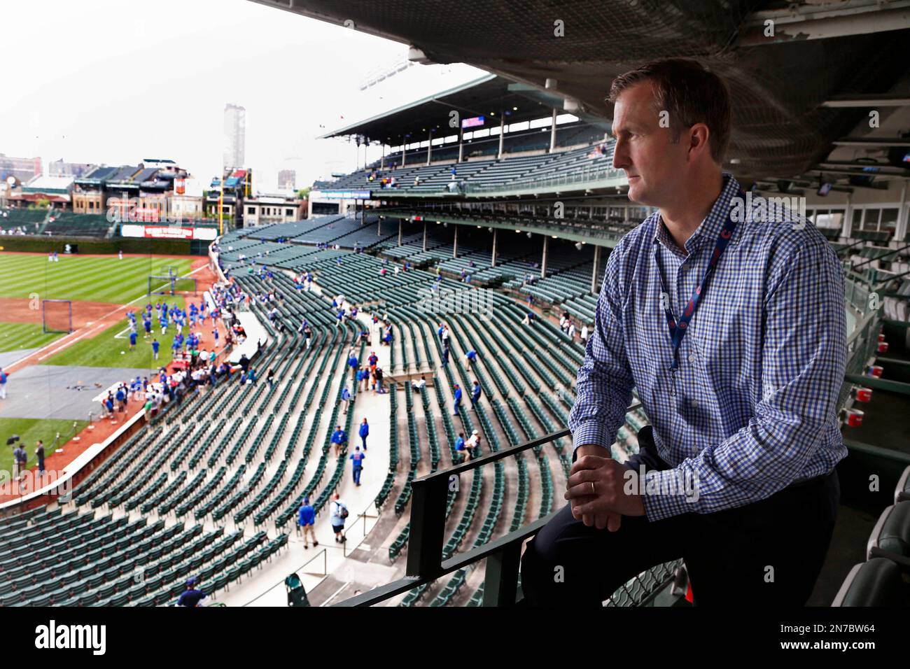 In this May 17, 2013 photo, Crane Kenney, the Chicago Cubs' president ...