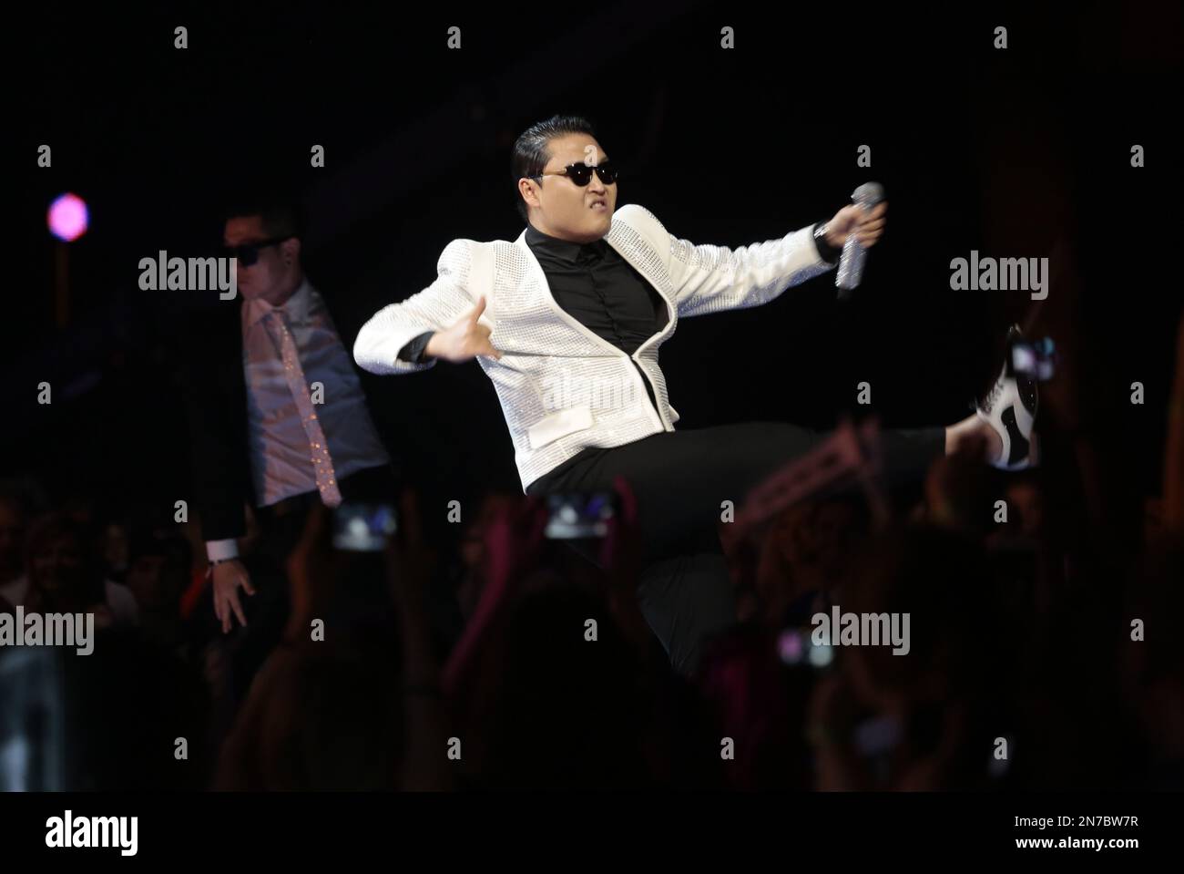 South Korean pop star PSY performs at the Muz-TV award ceremony at the ...