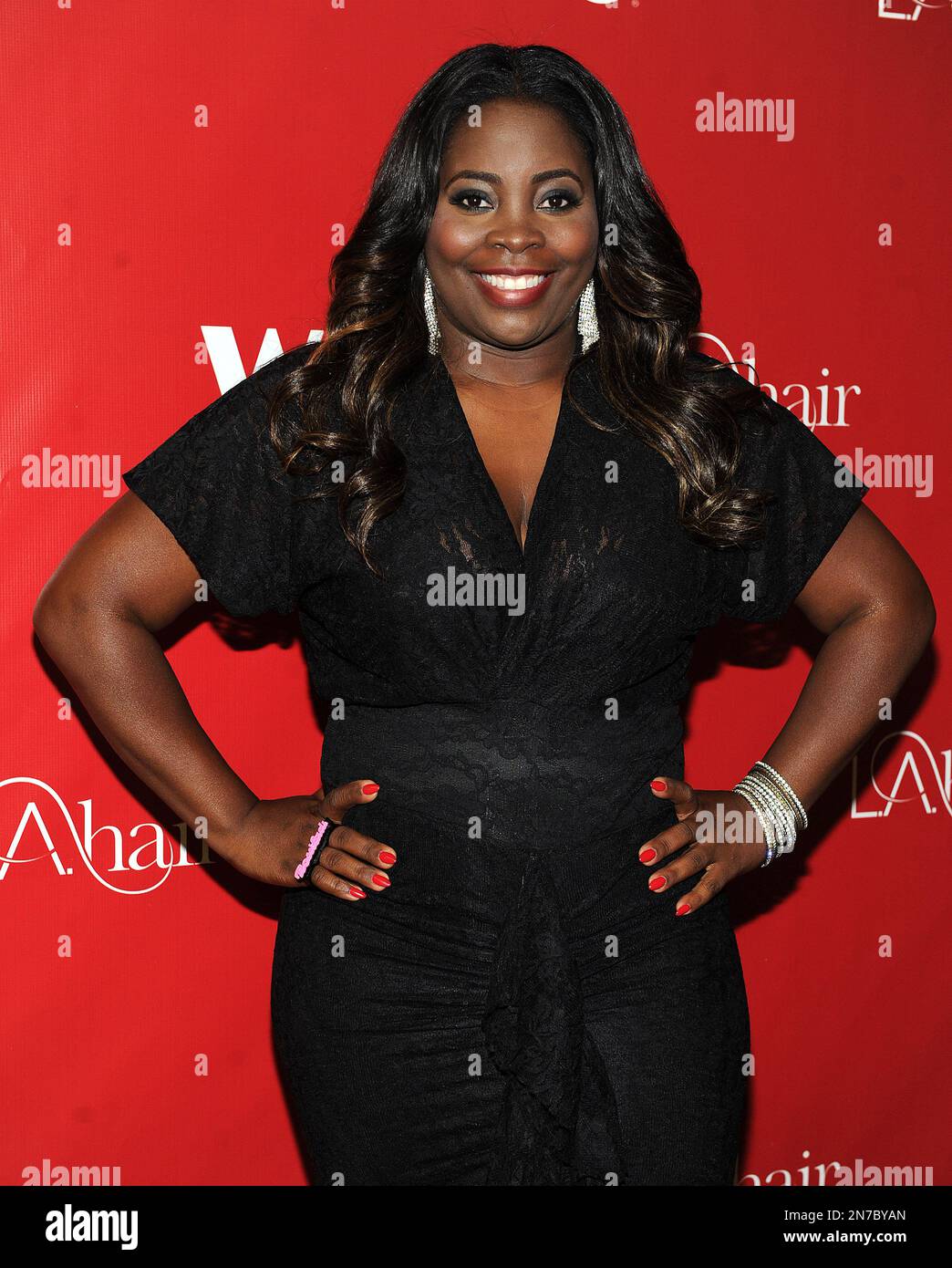 Kim Kimble attends the WEtv LA Hair Season 2 Screening party at Kimble ...