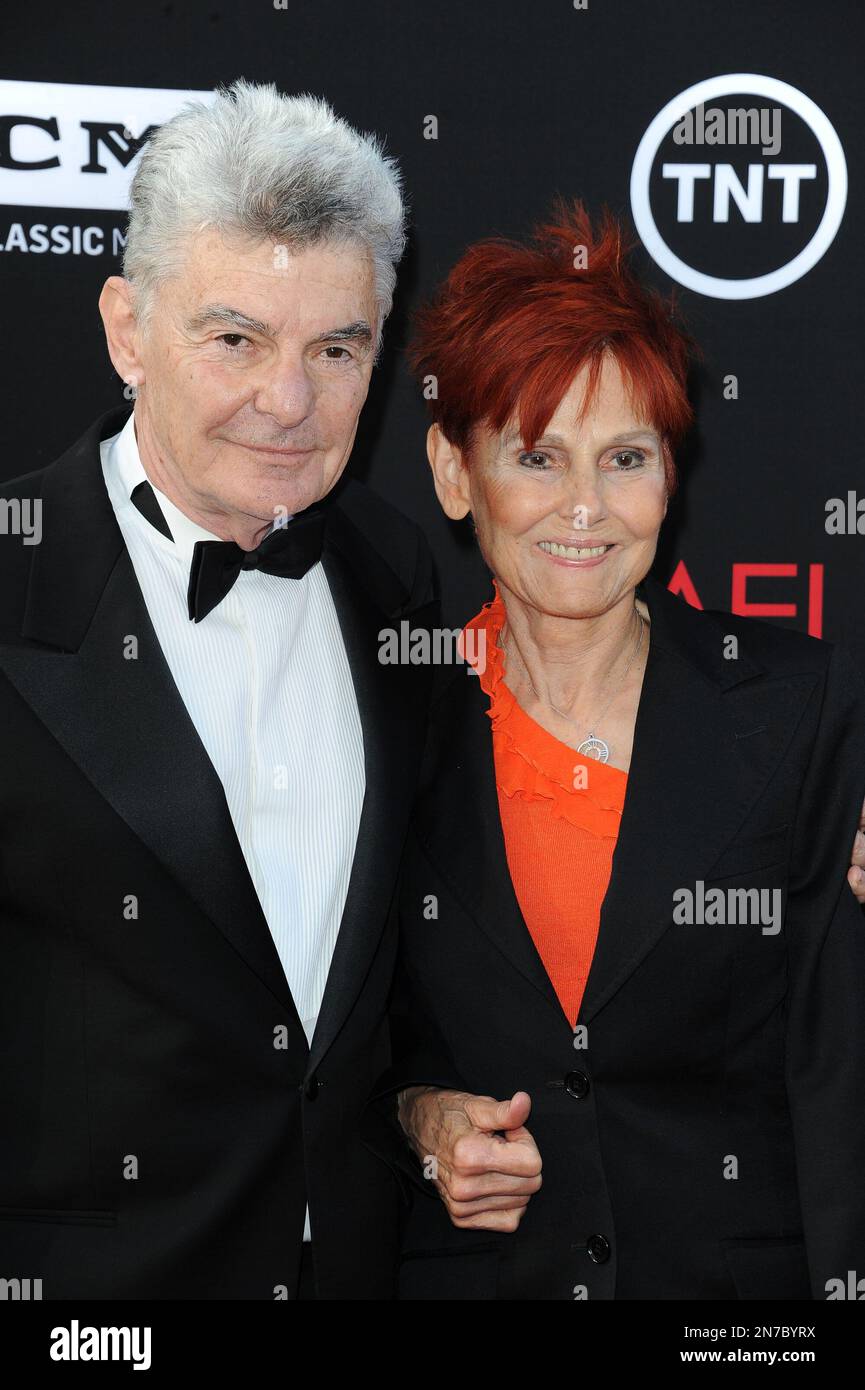 Richard Benjamin, at left, and Paula Prentiss arrives at the American ...