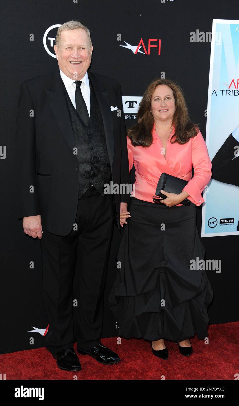 Ken Howard, at left, and his wife, Linda Fetters arrives at the ...