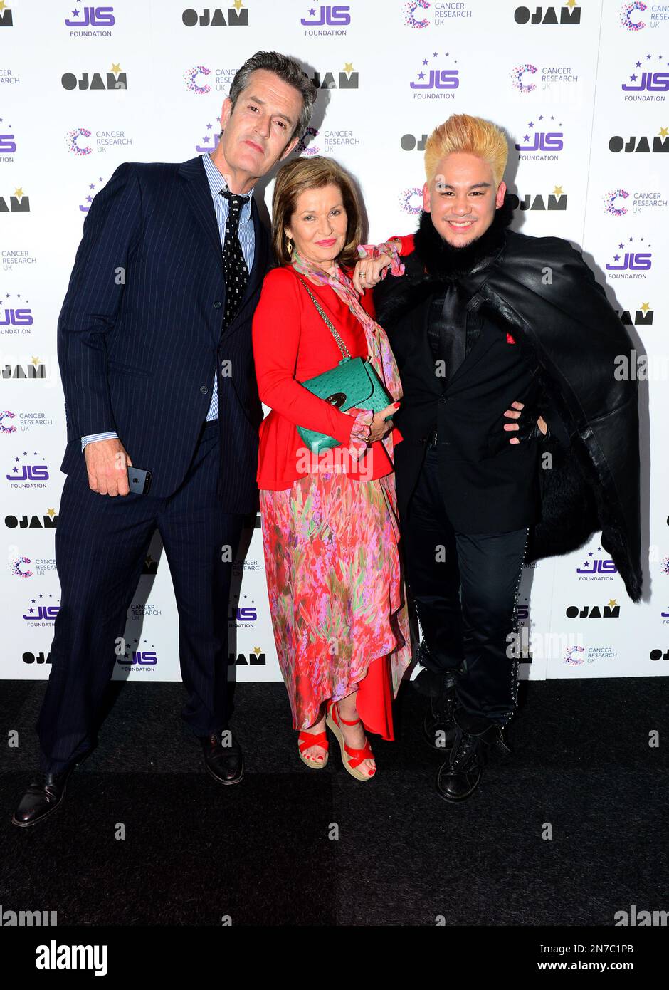 Rupert Everett, Stephanie Beacham and Prince Haji 'Abdul 'Azim of ...