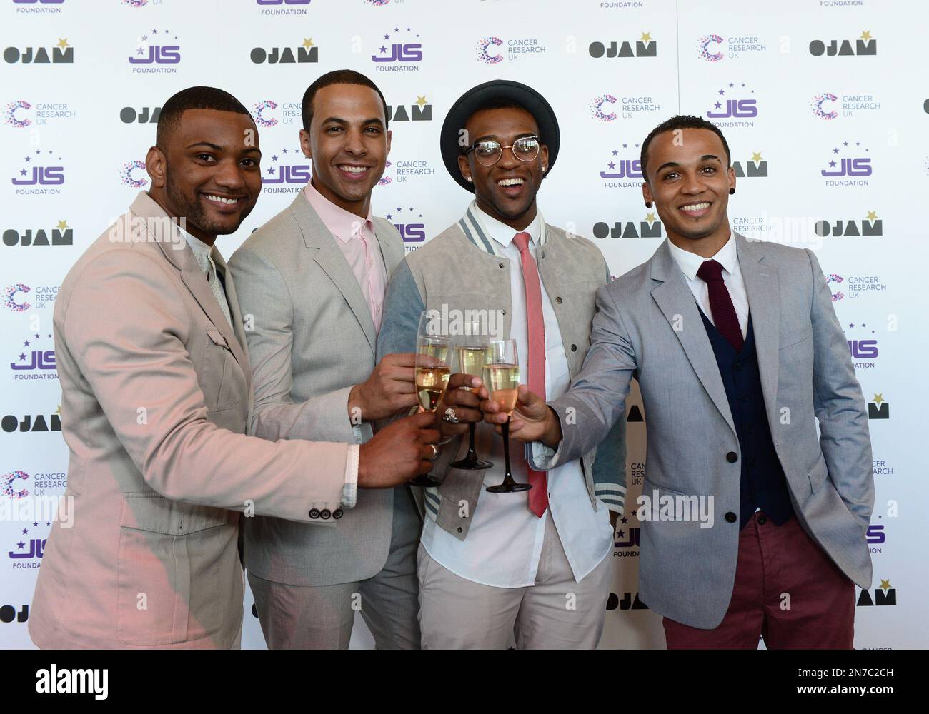 Former JLS members J.B Gill, Marvin Hume, Oritse Williams and Aston ...