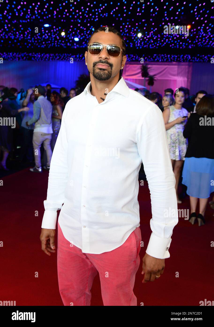David Haye arrives at JLS Foundation OJAM in aid of Cancer Research UK ...