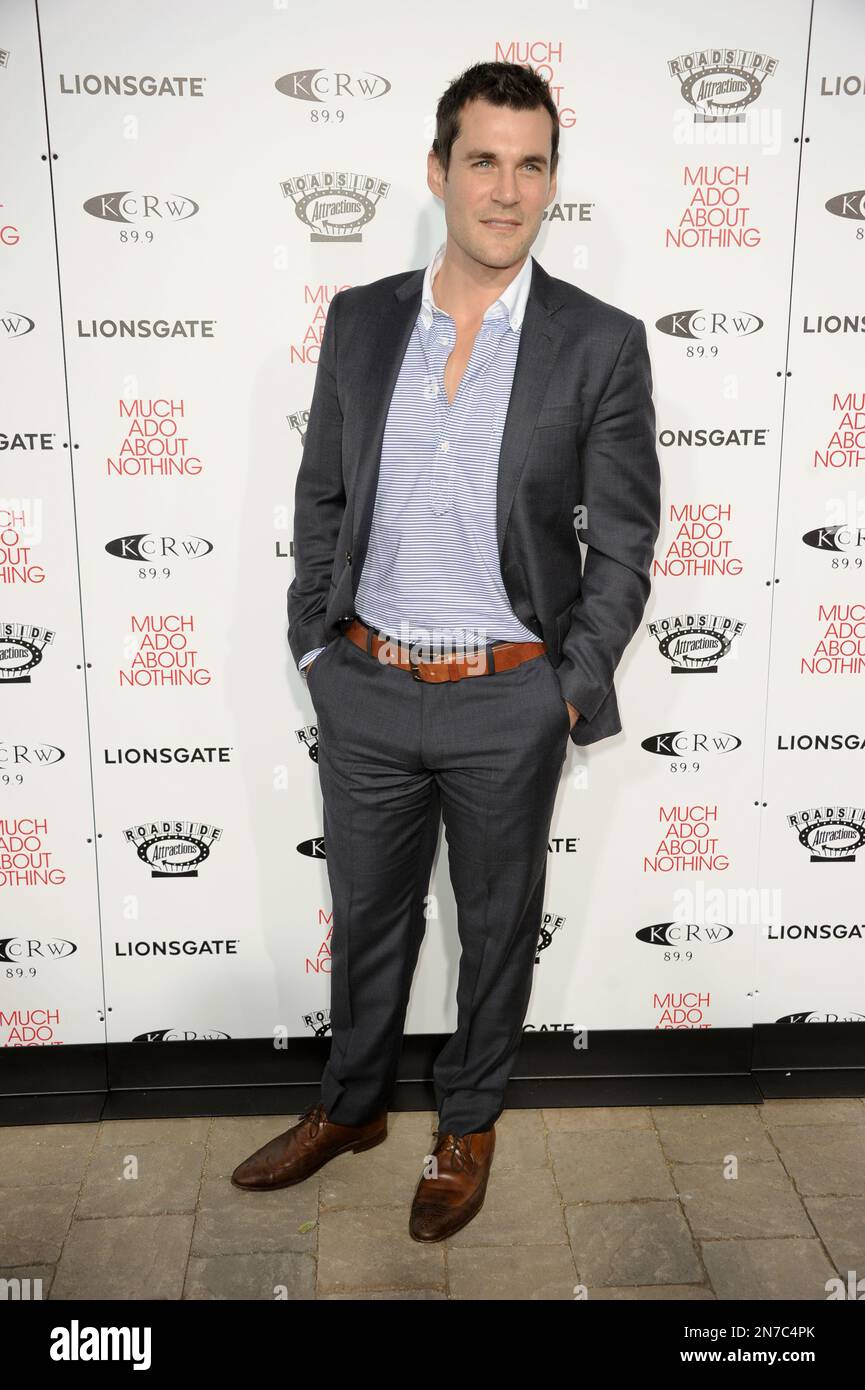 Sean Maher arrives at the LA premiere of "Much Ado About Nothing" on ...