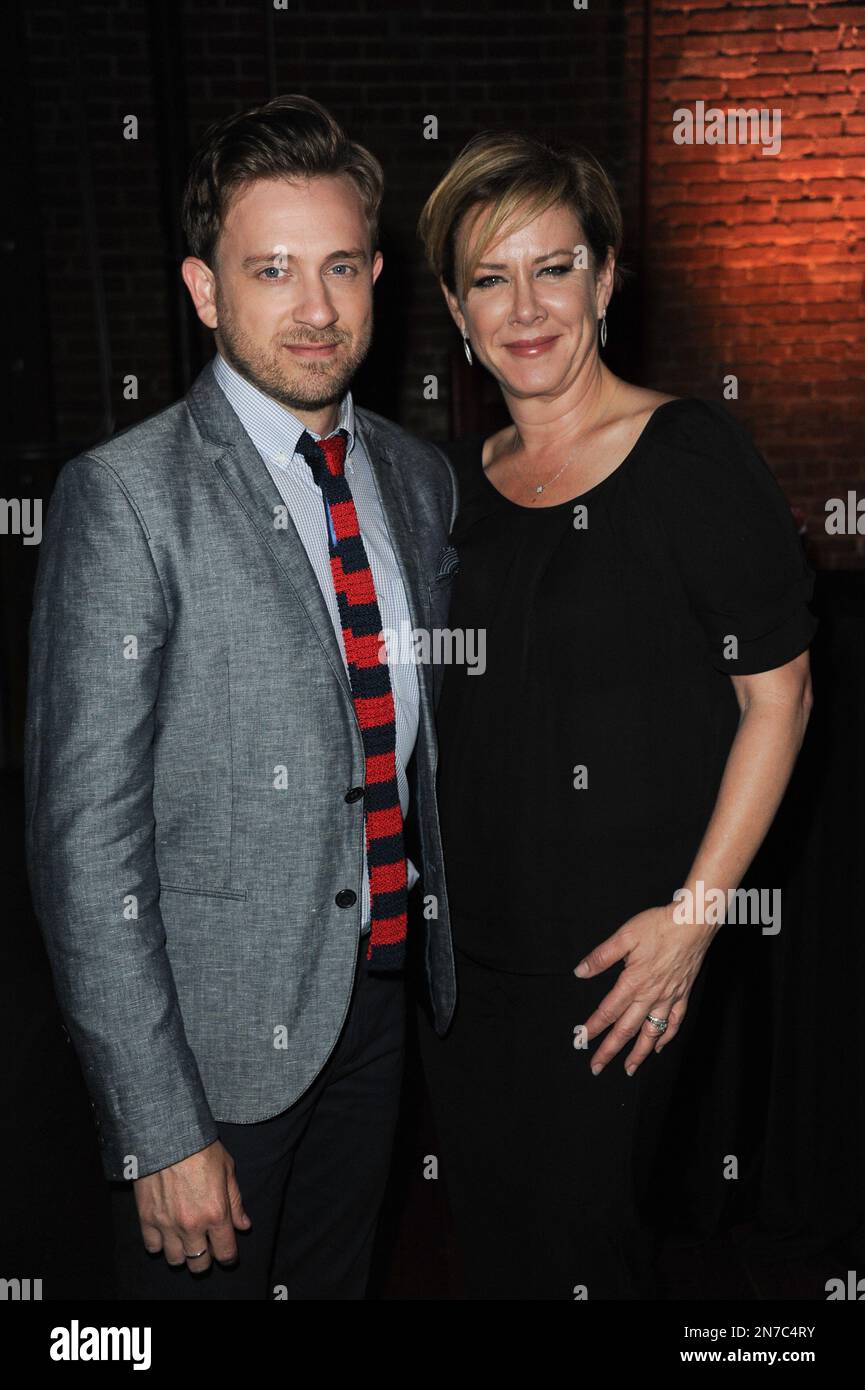 Tom Lenk, left, and Romy Rosemont attend the LA premiere of "Much Ado ...