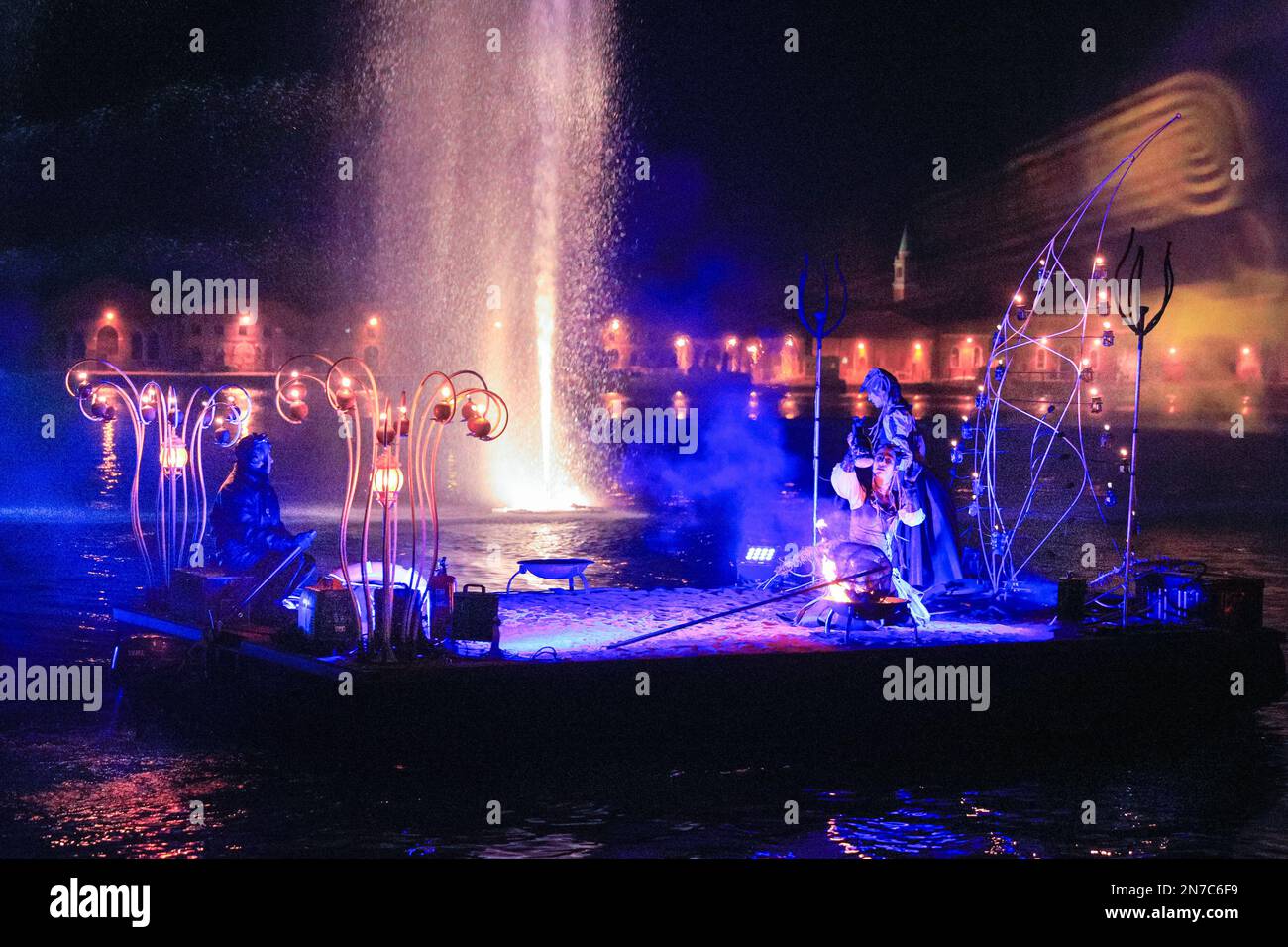 Venice, Italy, 10th Feb 2023. Venice Carnival - Original Signs Show. Press view opening night of ...