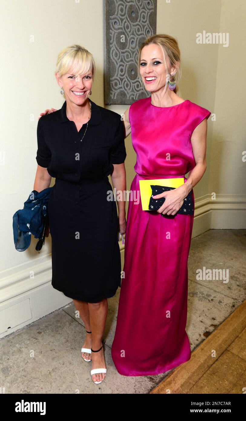 Elizabeth Murdoch and Laura Bailey arrive at the Royal Academy of Art ...