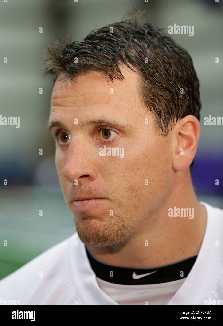 Minnesota Vikings linebacker Chad Greenway (52) is shown shown after ...