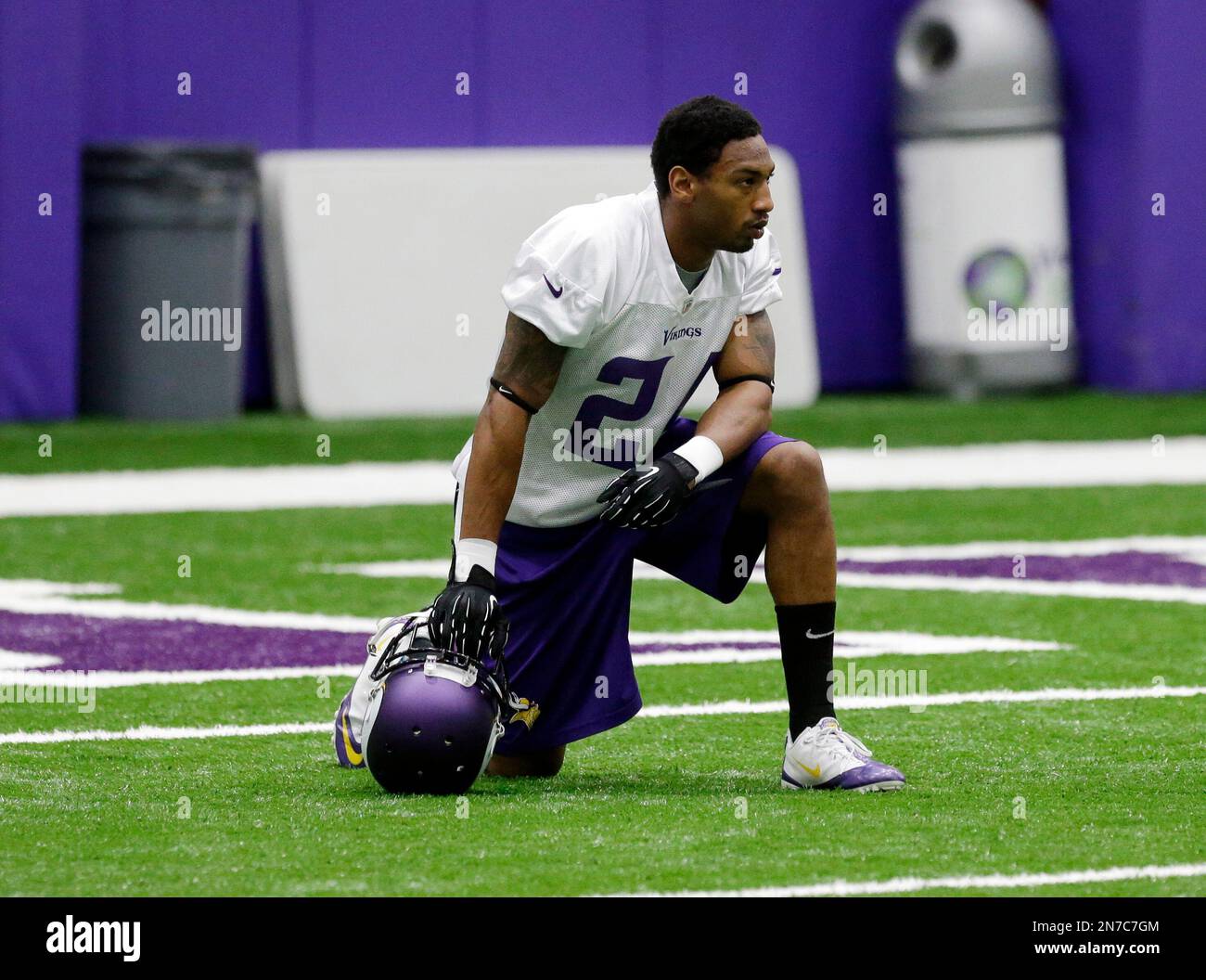 Minnesota Vikings cornerback A.J. Jefferson (24) is shown shown during ...
