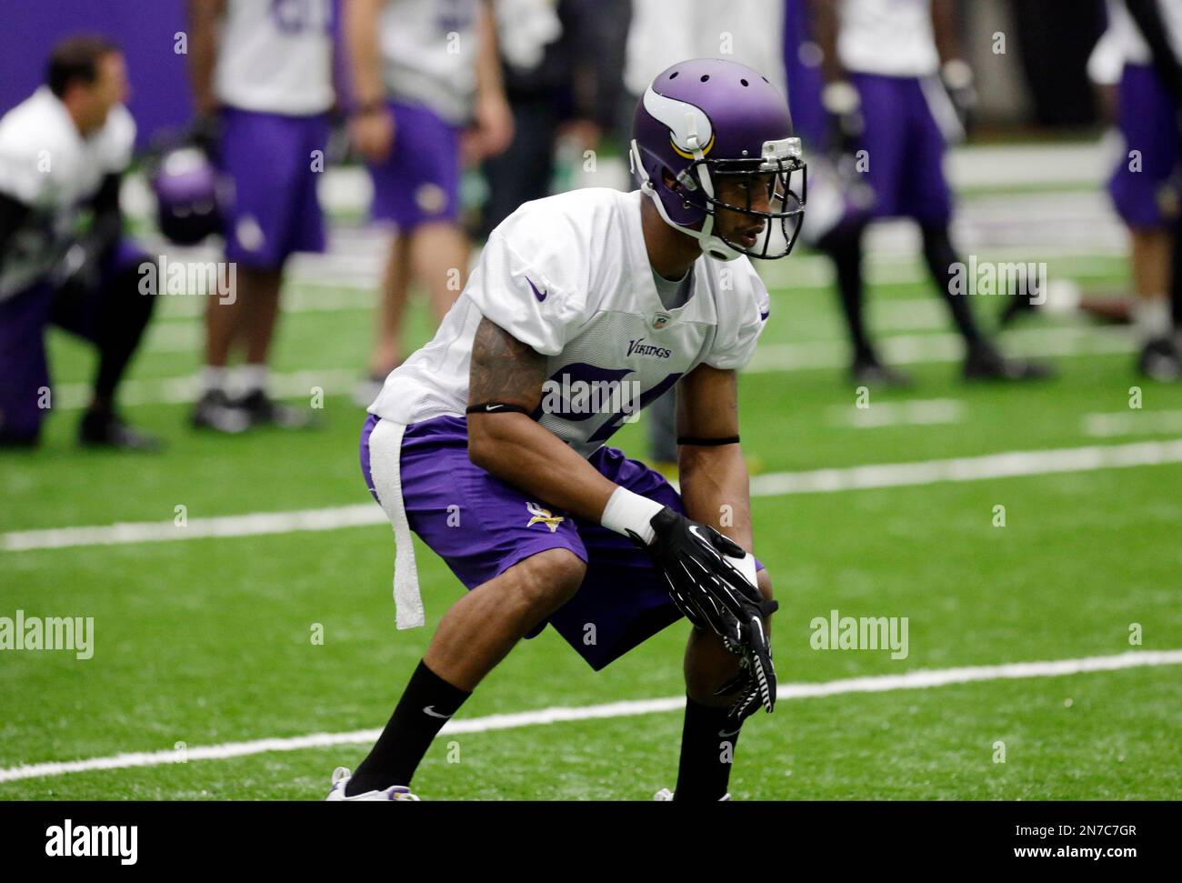 Minnesota Vikings cornerback A.J. Jefferson (24) is shown shown during ...