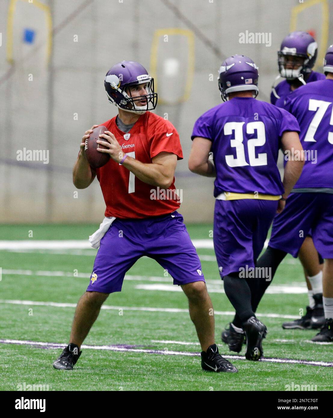 Minnesota Vikings quarterback Christian Ponder (7) is shown shown ...