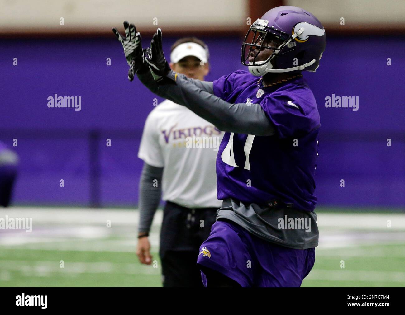 Minnesota Vikings wide receiver Jerome Simpson (81) is shown shown ...
