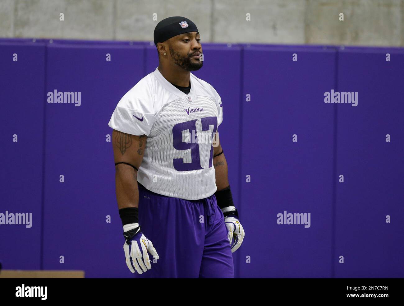 Minnesota Vikings defensive end Everson Griffen (97) is shown shown ...