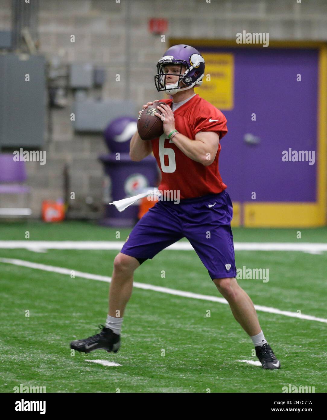 Minnesota Vikings rookie quarterback James Vandenberg is shown shown ...