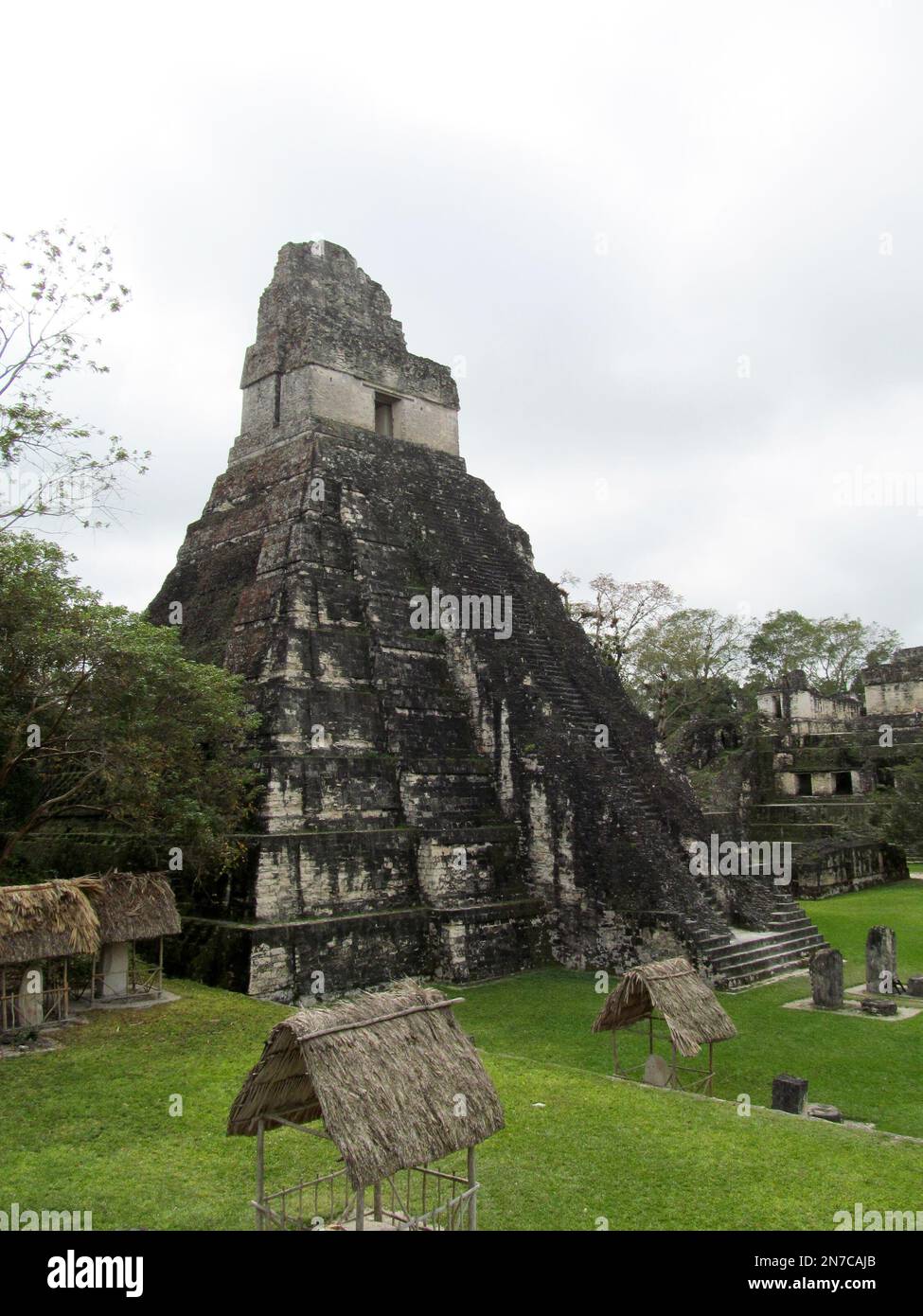 This February 2013 photo shows Temple I at Tikal, Guatemala's largest ...