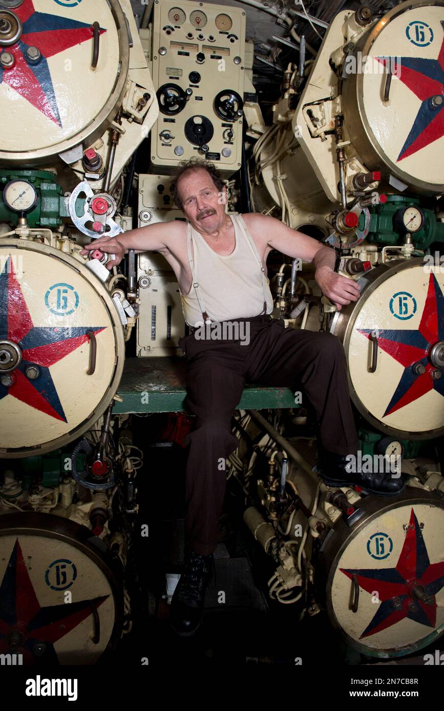 British actor, Stuart McGugan poses for photographs, during the filming ...