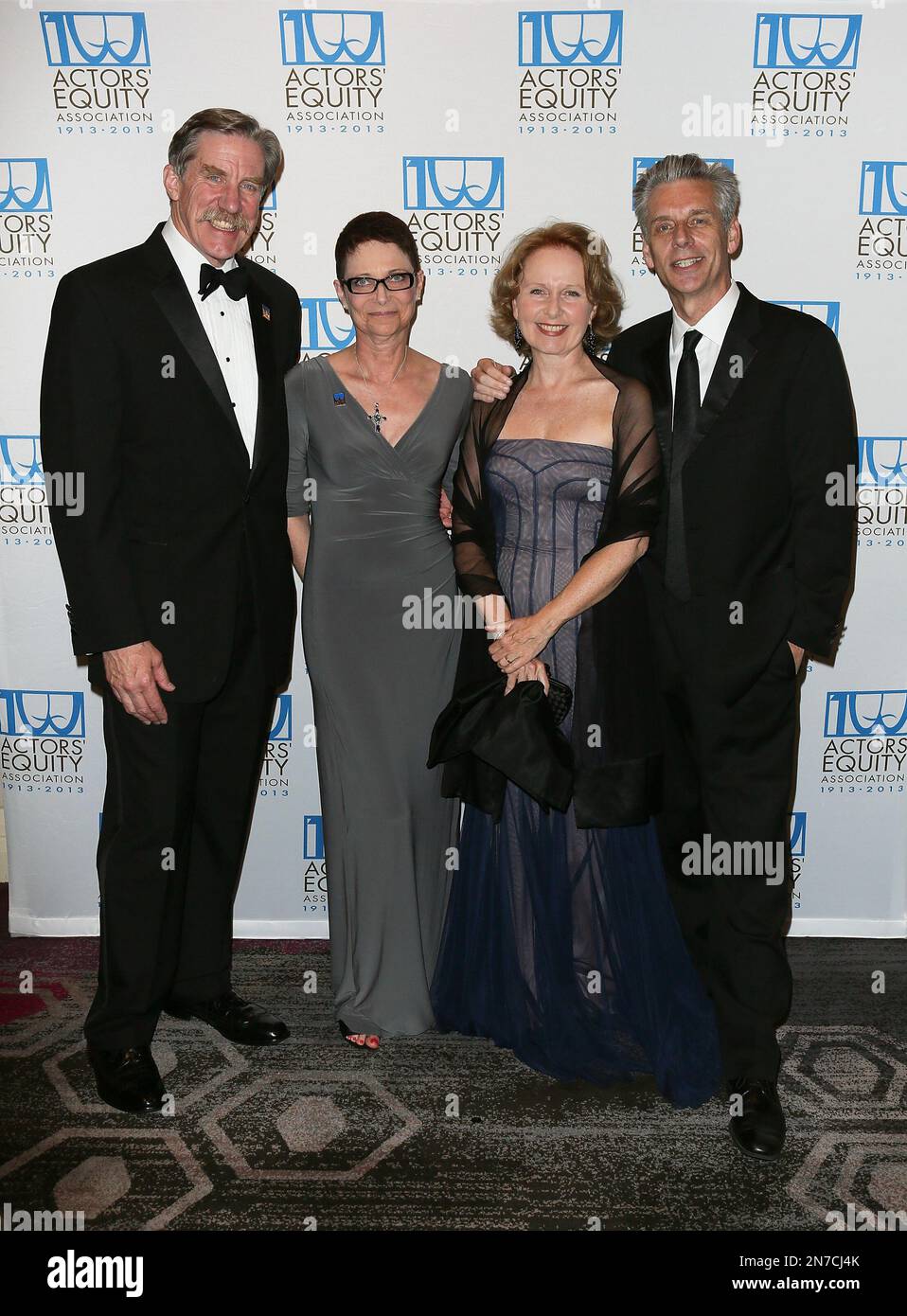 From left, Nick Wyman, President Actors' Equity; Mary McColl, Executive ...
