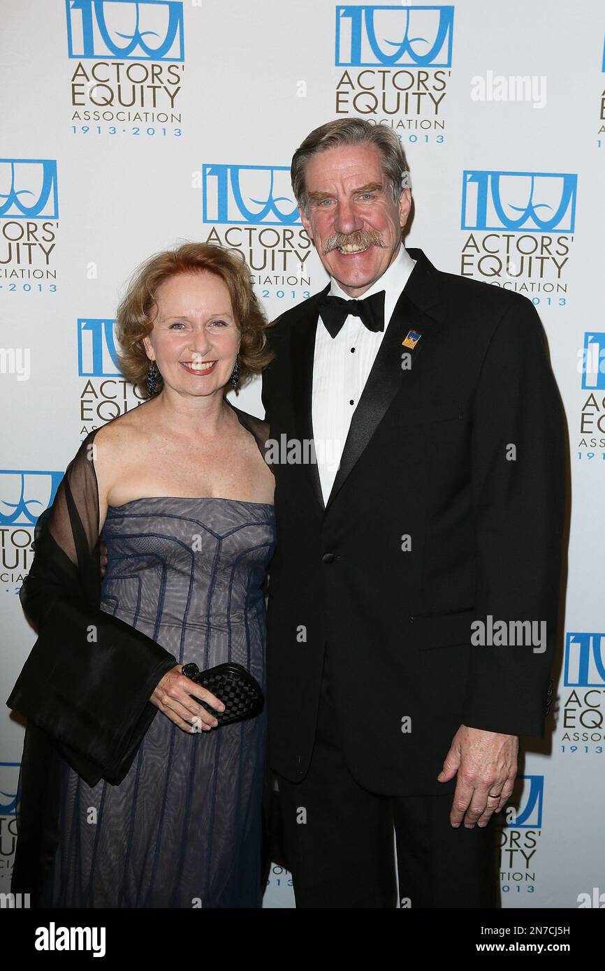 From left, actress Kate Burton and Nick Wyman, President Actors' Equity ...