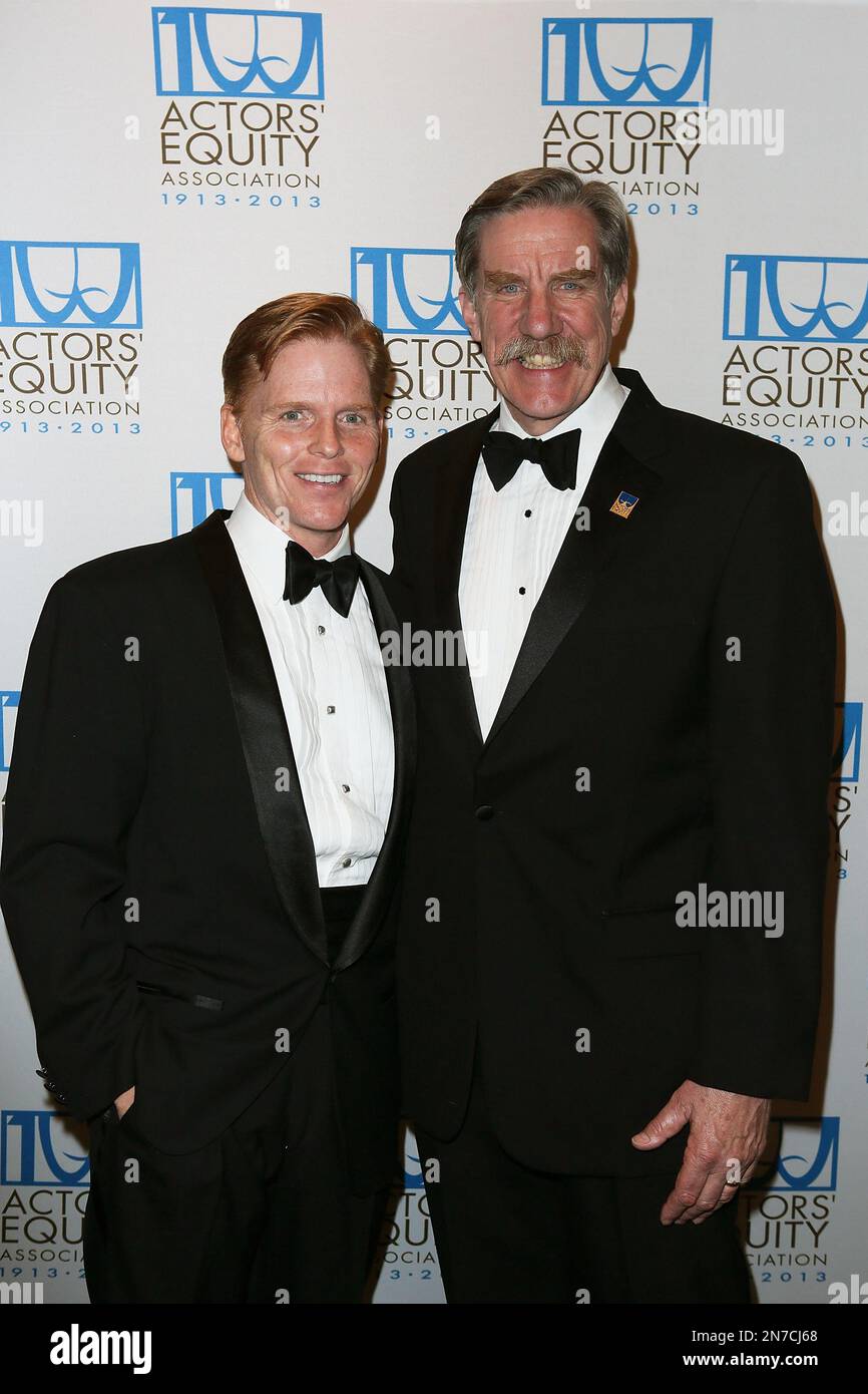 From left, actor Ned Vaughn and Nick Wyman, President Actors' Equity ...