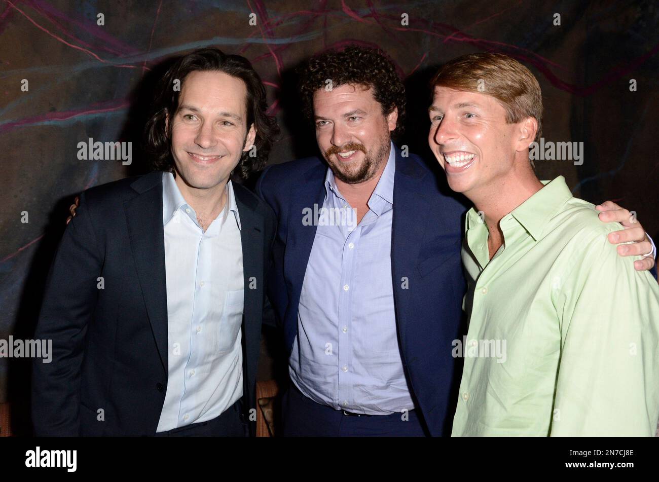 From left to right, actor Paul Rudd, actor Danny McBride, and actor ...