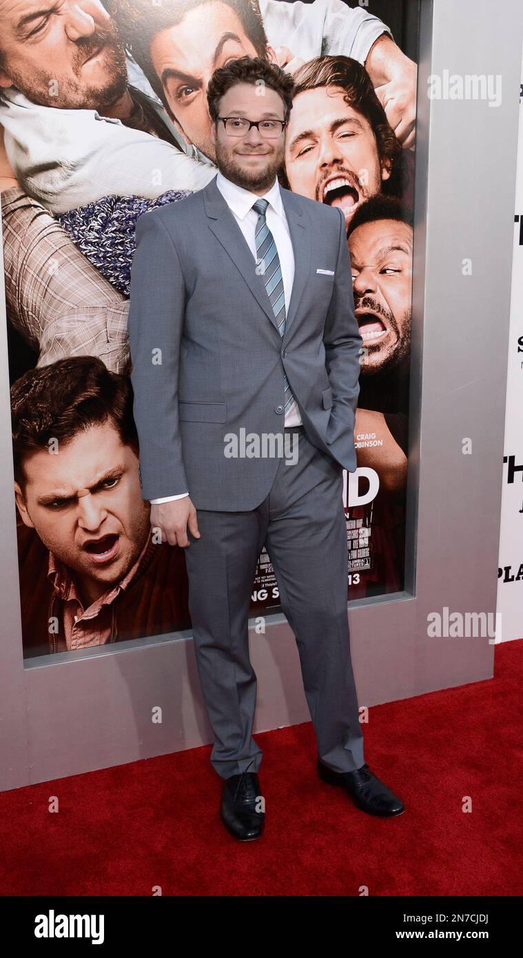 Actor Seth Rogen arrives at the world premiere of "This is the End" at ...