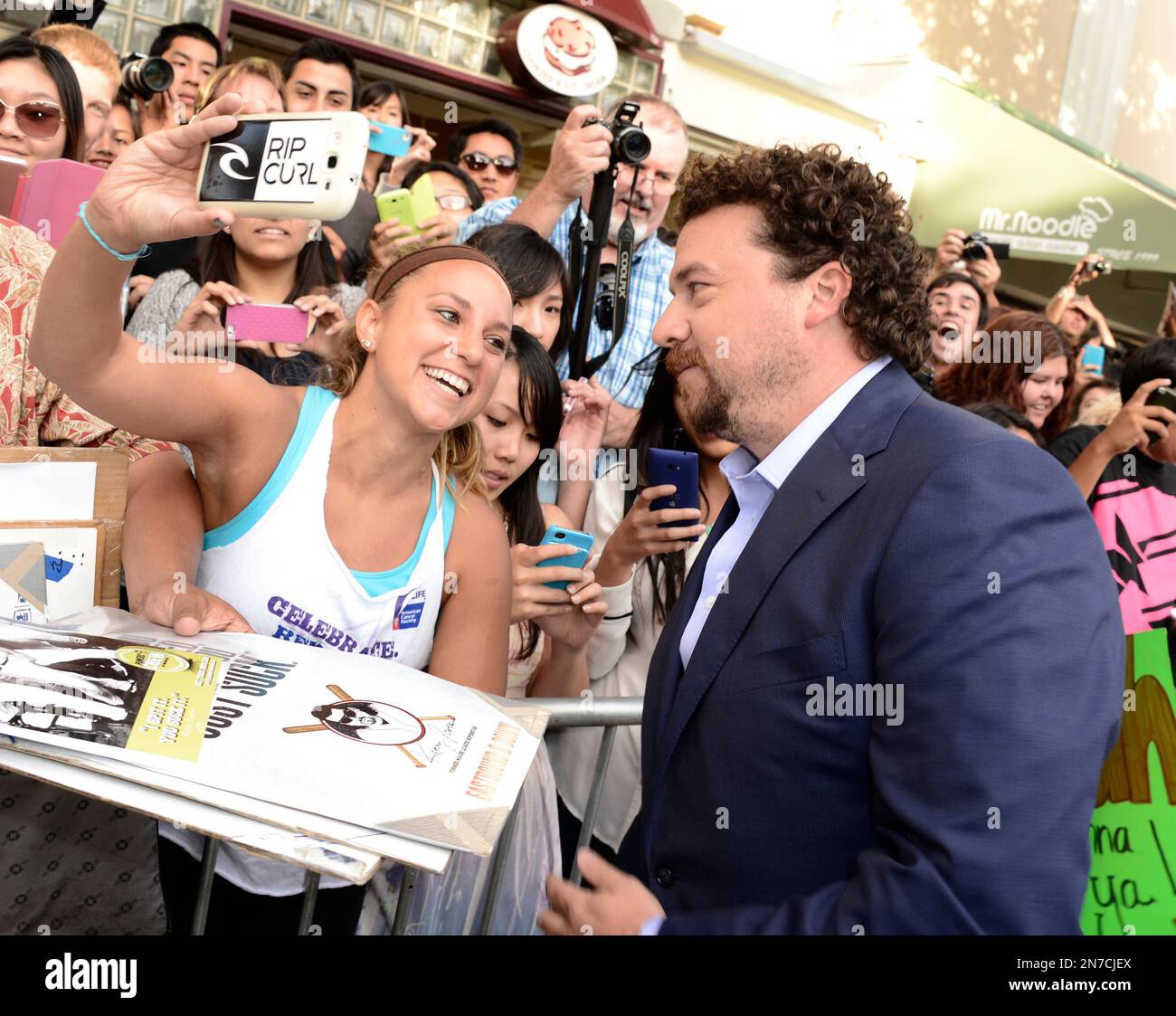 Actor Danny McBride arrives at the world premiere of "This is the End ...