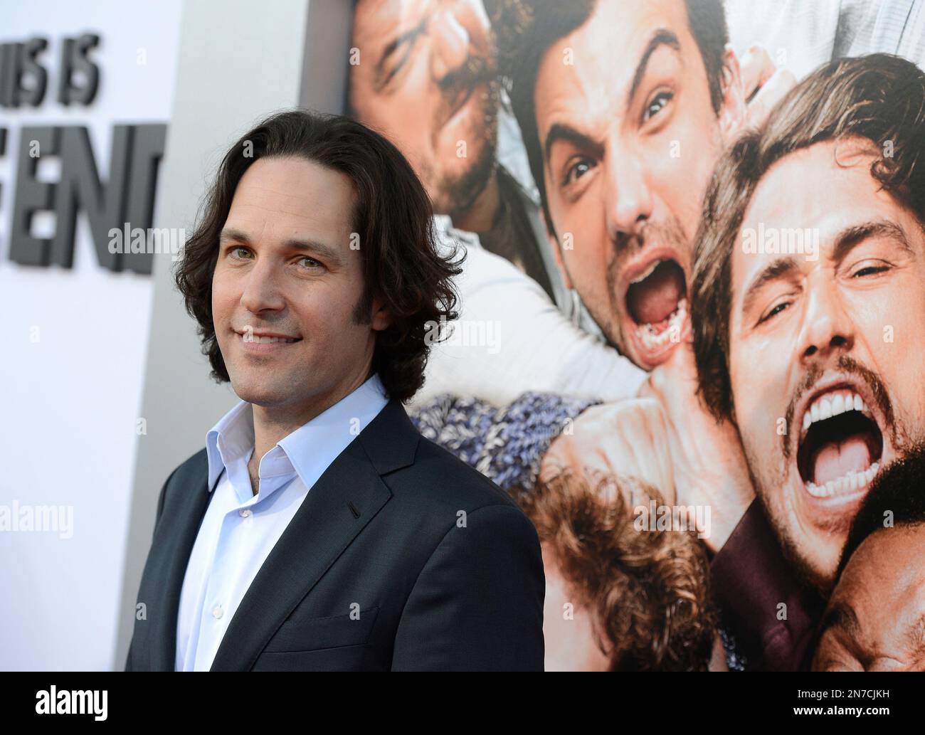 Actor Paul Rudd arrives at the world premiere of "This is the End" at ...
