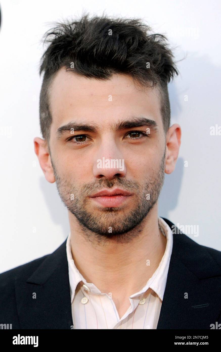 Jay Baruchel, a cast member in "This Is the End," poses at the world ...