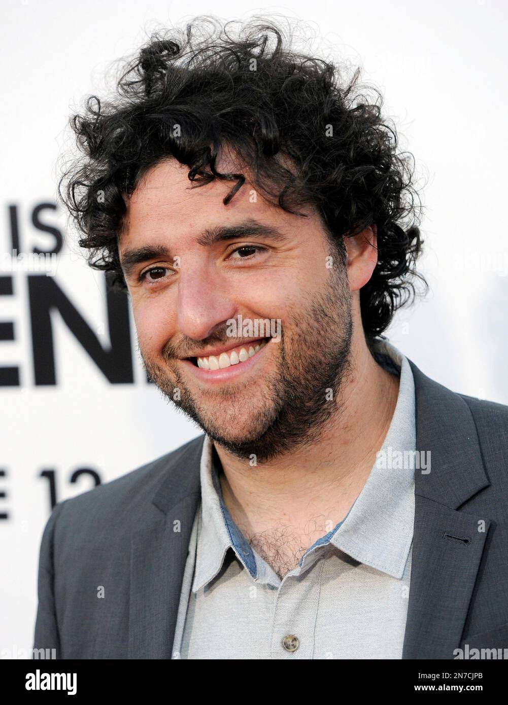David Krumholtz, a cast member in "This Is the End," poses at the world ...