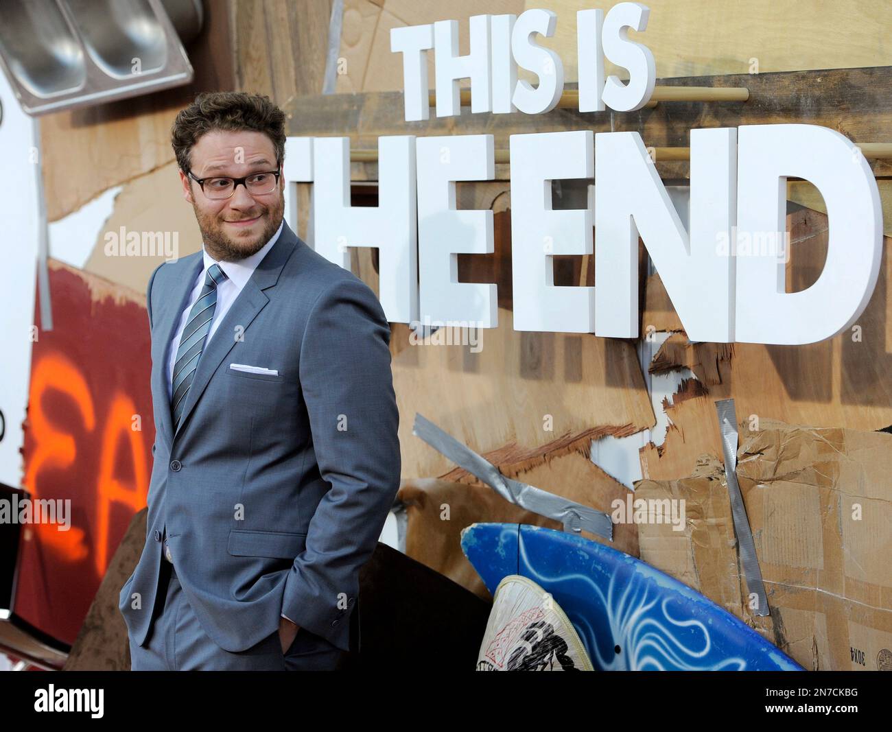 Seth Rogen, co-director, cast member, co-writer and producer of "This ...