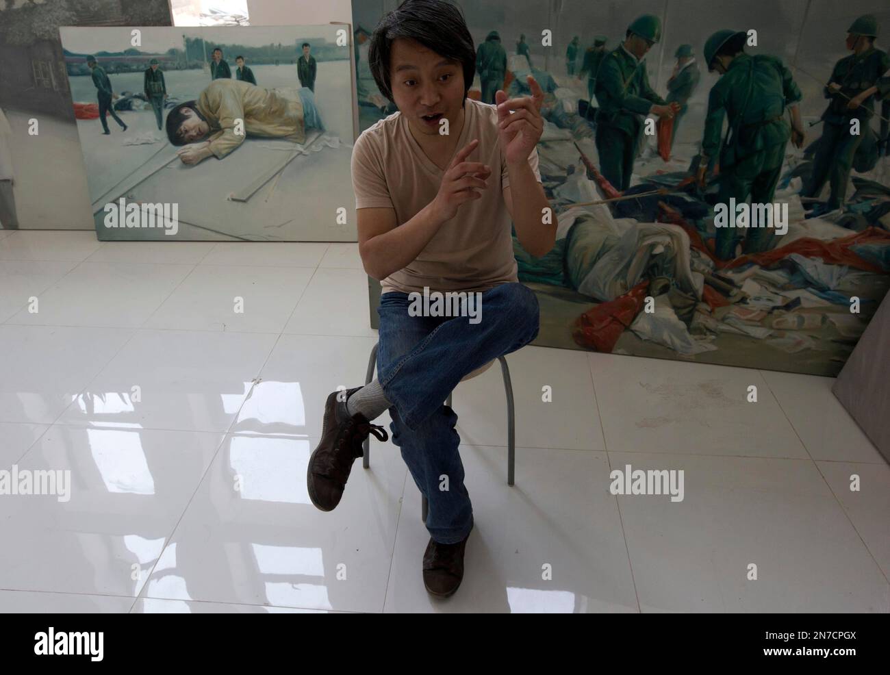 Chen Guang, a former People's Liberation Army soldier turned Beijing ...