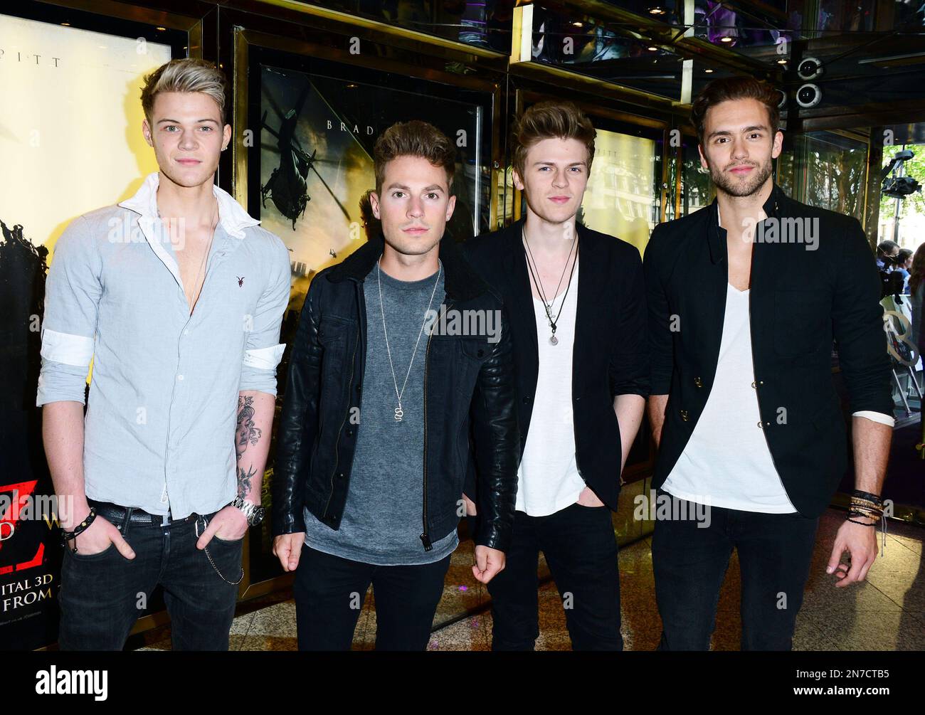 Lawson arrive at the World Premiere of 'World War Z' at the Empire ...