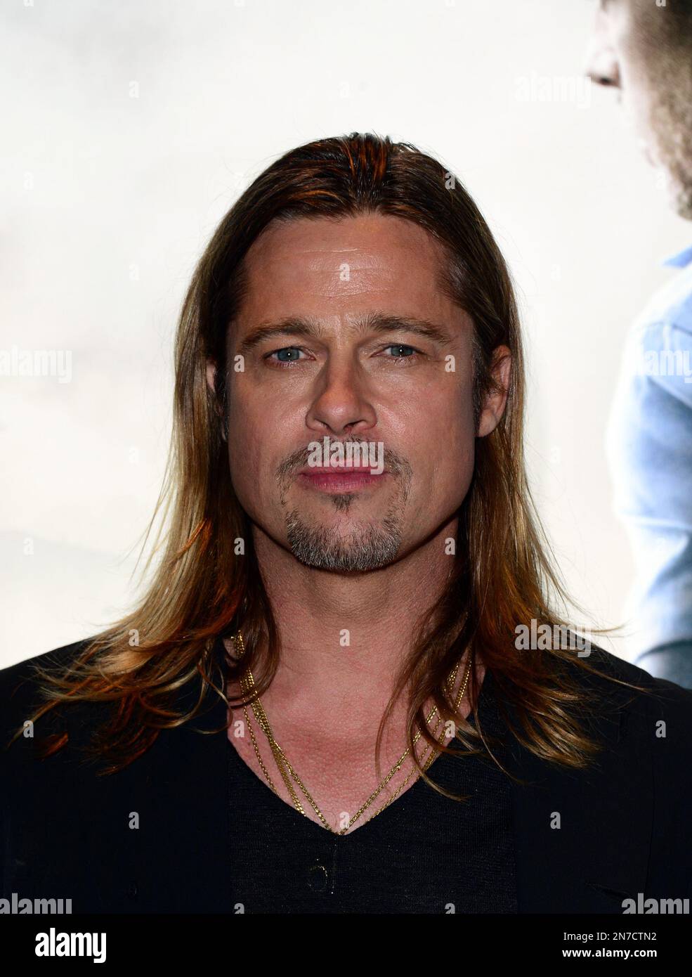 Brad Pitt arrives at the World Premiere of 'World War Z' at the Empire ...